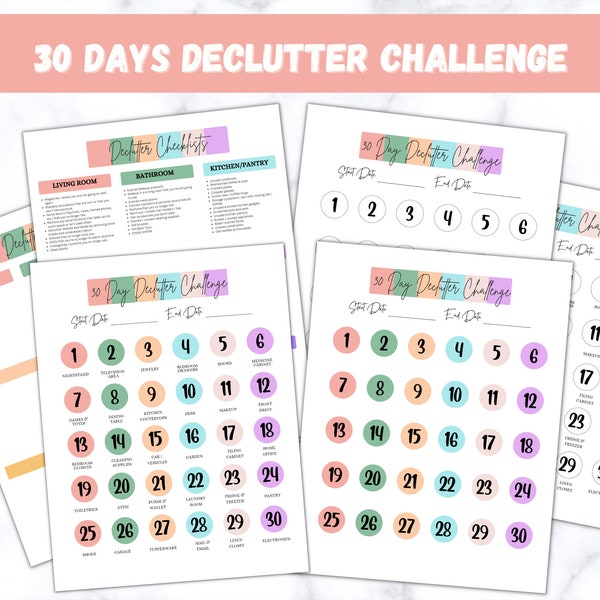 Declutter Planner - Etsy