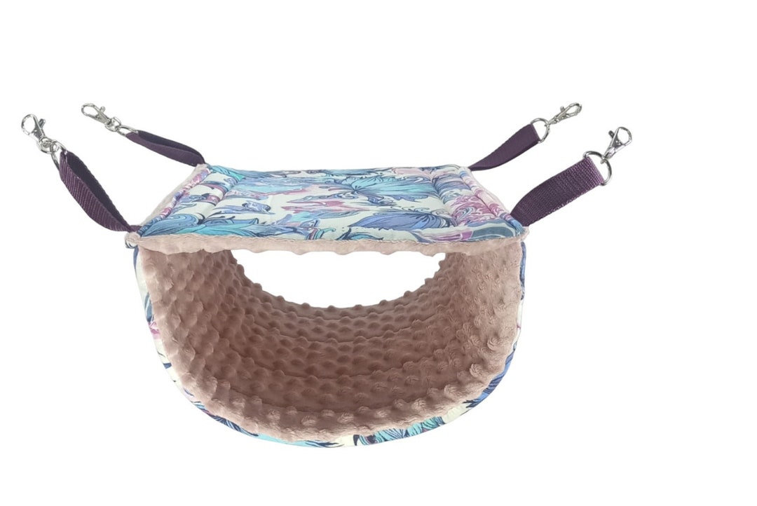 Tunnel Hammock for Small Animals Peonies, Chinchillas, Degus, Toys for ...