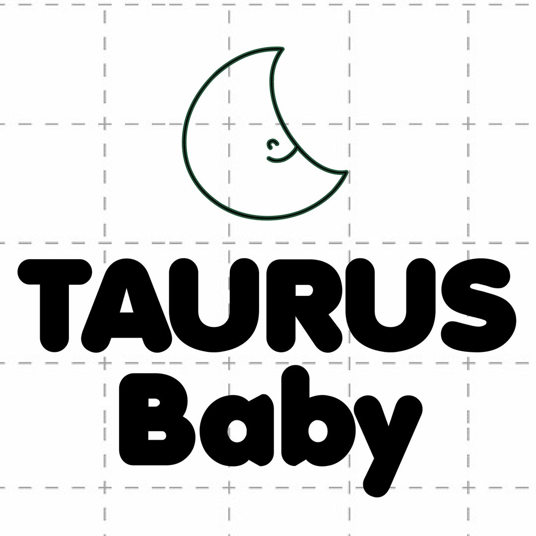Taurus Baby PNG, Zodiac Star Sign, Baby Announcement, Hospital Outfit ...