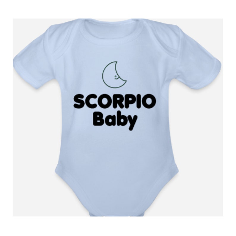 Scorpio Baby PNG Zodiac Star Sign Baby Announcement - Etsy