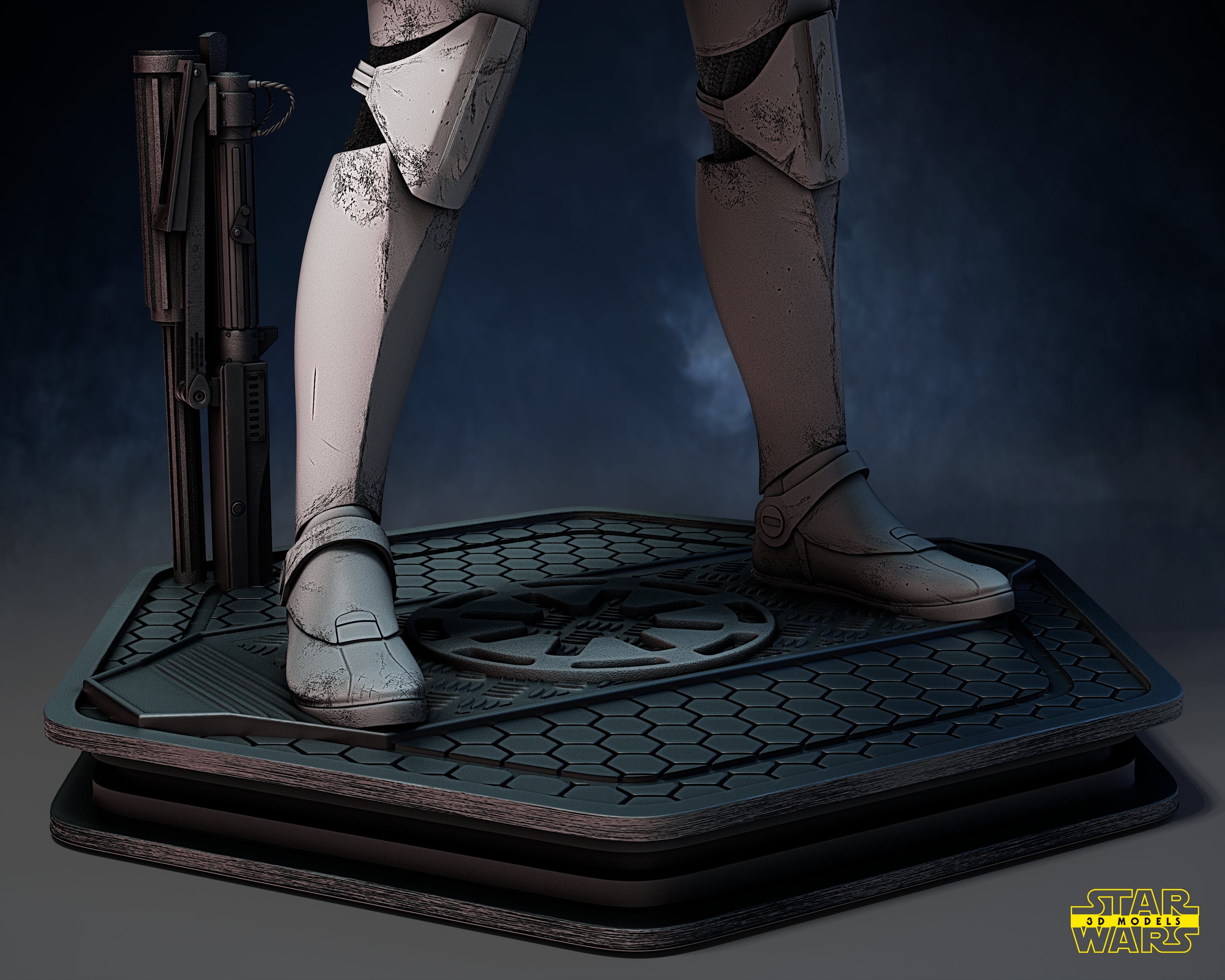 Fan Art Captain Rex 3D Printed Model. - Etsy