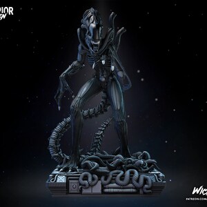 Fan Art Alien Xenomorph 3D Printed Model. - Etsy