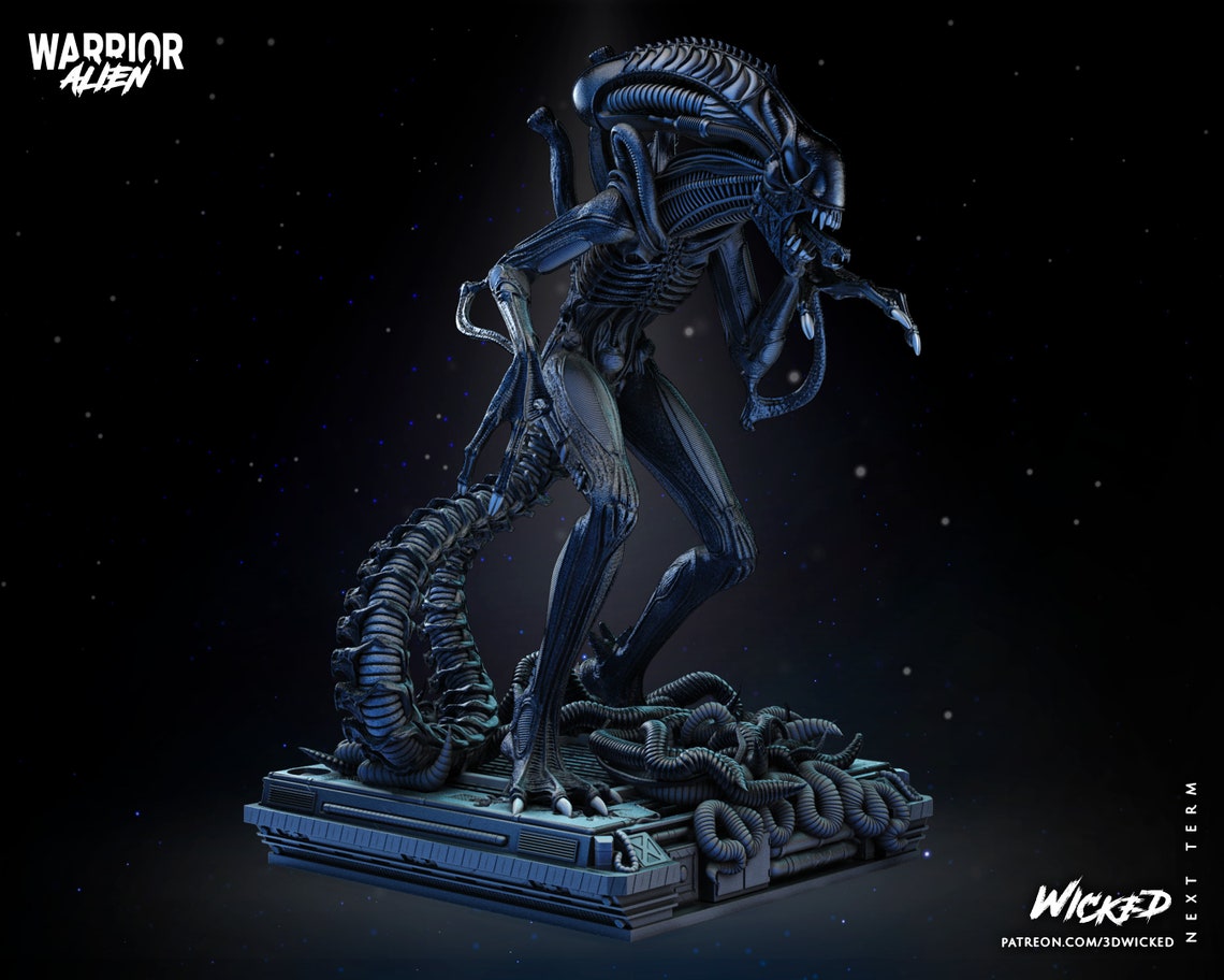 Fan Art Alien Xenomorph 3D Printed Model. - Etsy