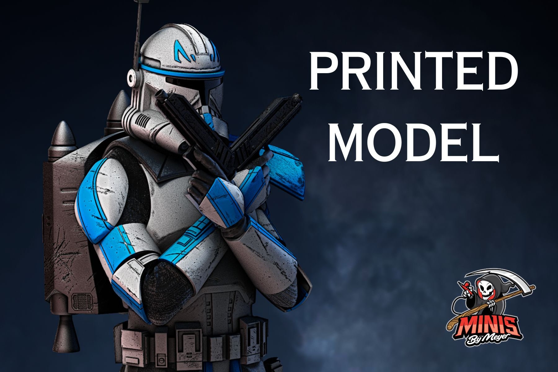 Fan Art Captain Rex 3D Printed Model. - Etsy