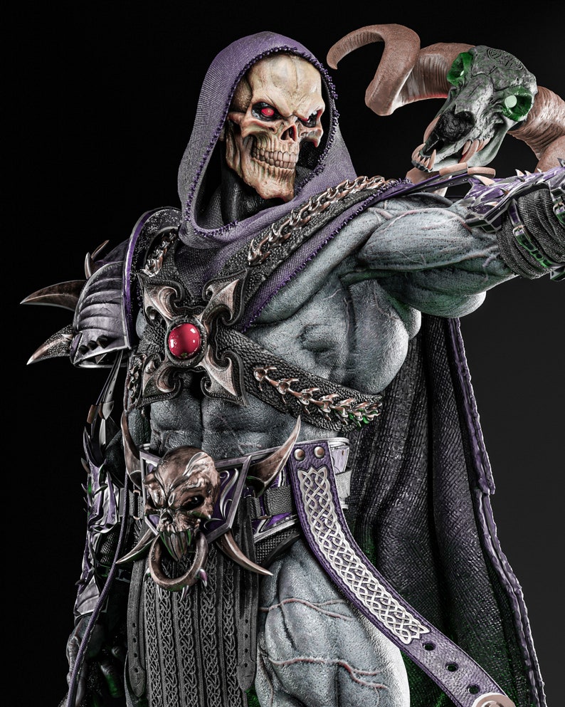 Fan Art Skeletor 3D Printed Model. - Etsy