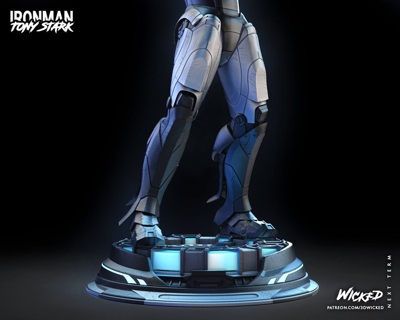 Fan Art Iron Man 3D Printed Model. - Etsy