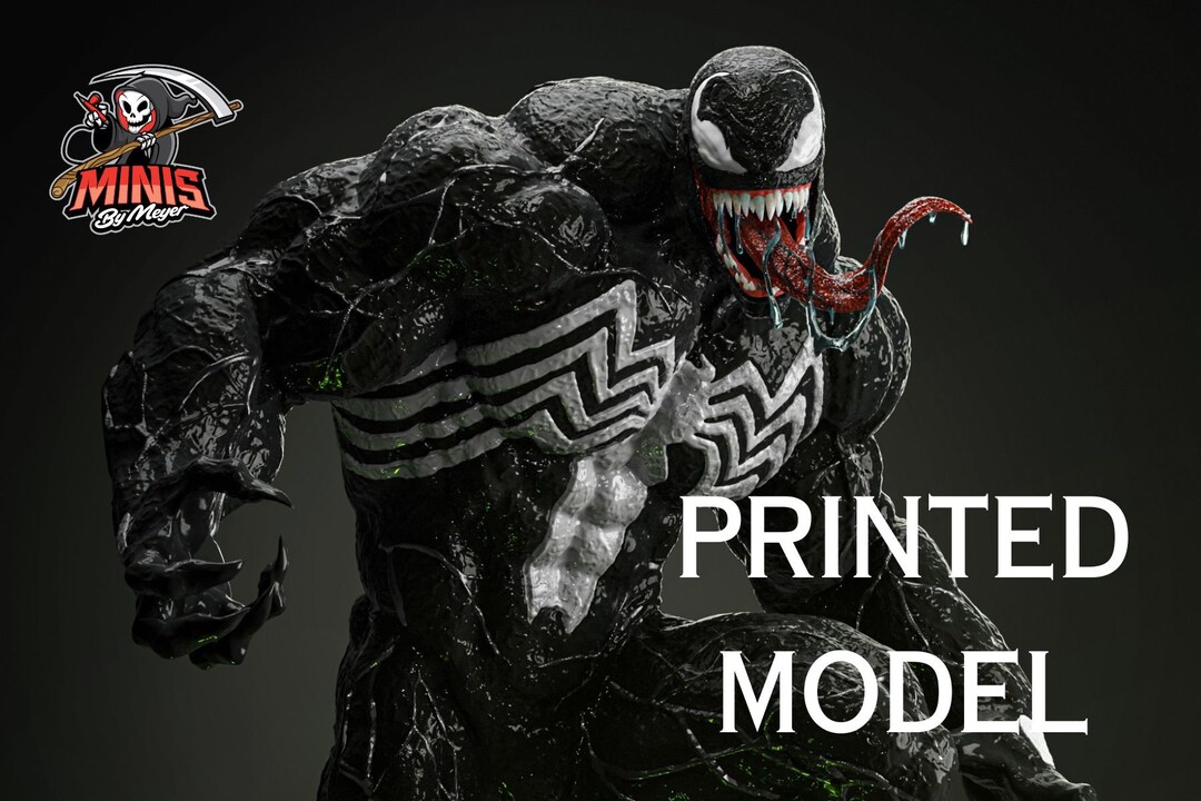 Fan Art Venom 3D Printed Model. - Etsy