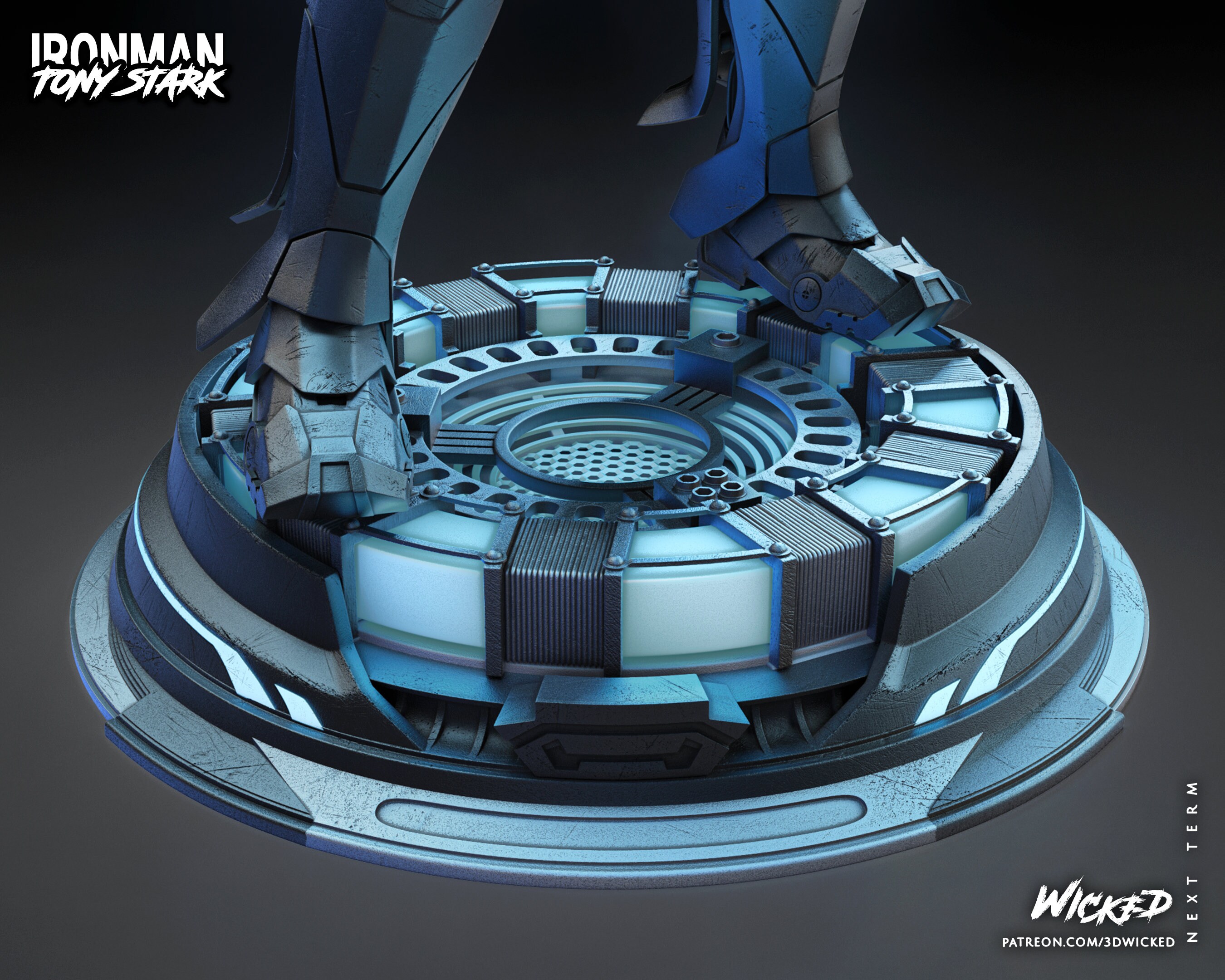 Fan Art Iron Man 3D Printed Model. - Etsy