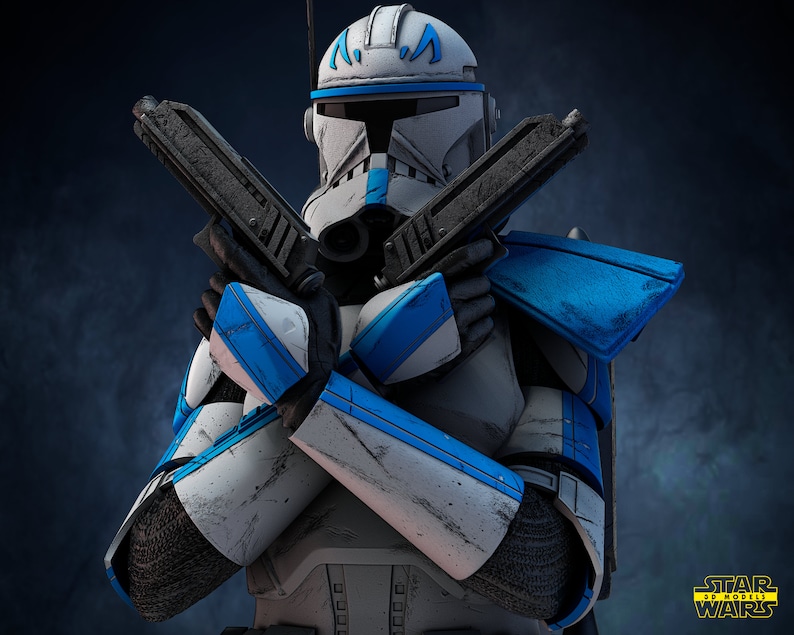 Fan Art Captain Rex 3D Printed Model. - Etsy