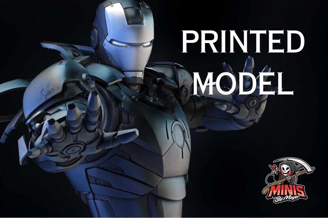 Fan Art Iron Man 3D Printed Model. - Etsy