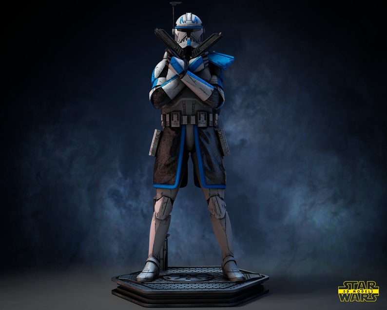 Fan Art Captain Rex 3D Printed Model. - Etsy