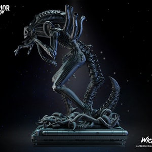 Fan Art Alien Xenomorph 3D Printed Model. - Etsy