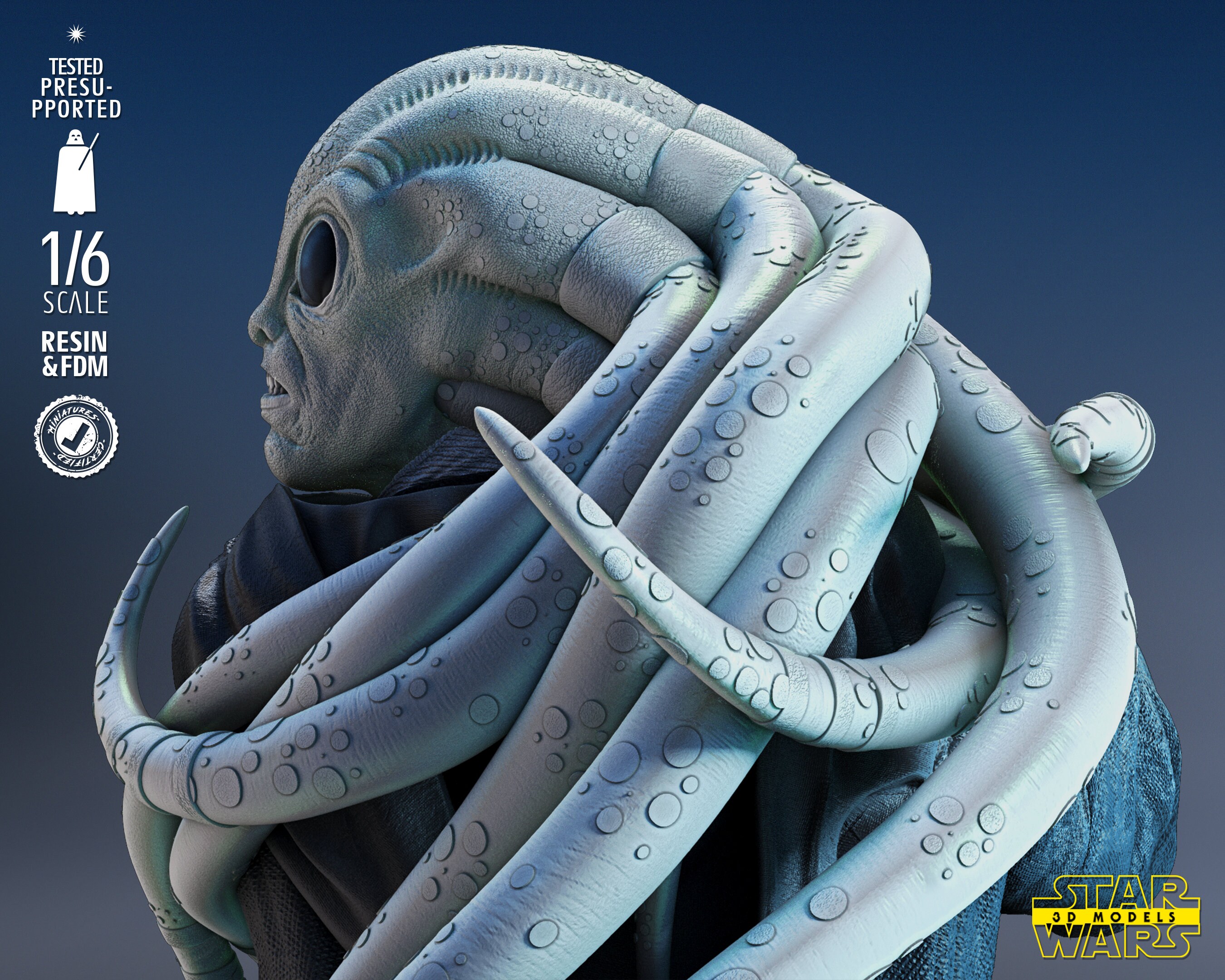 Fan Art Kit Fisto 3D Printed Model. - Etsy