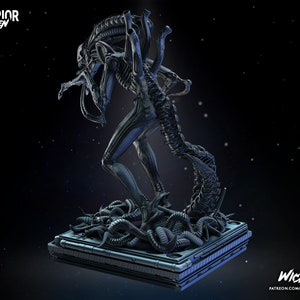 Fan Art Alien Xenomorph 3D Printed Model. - Etsy