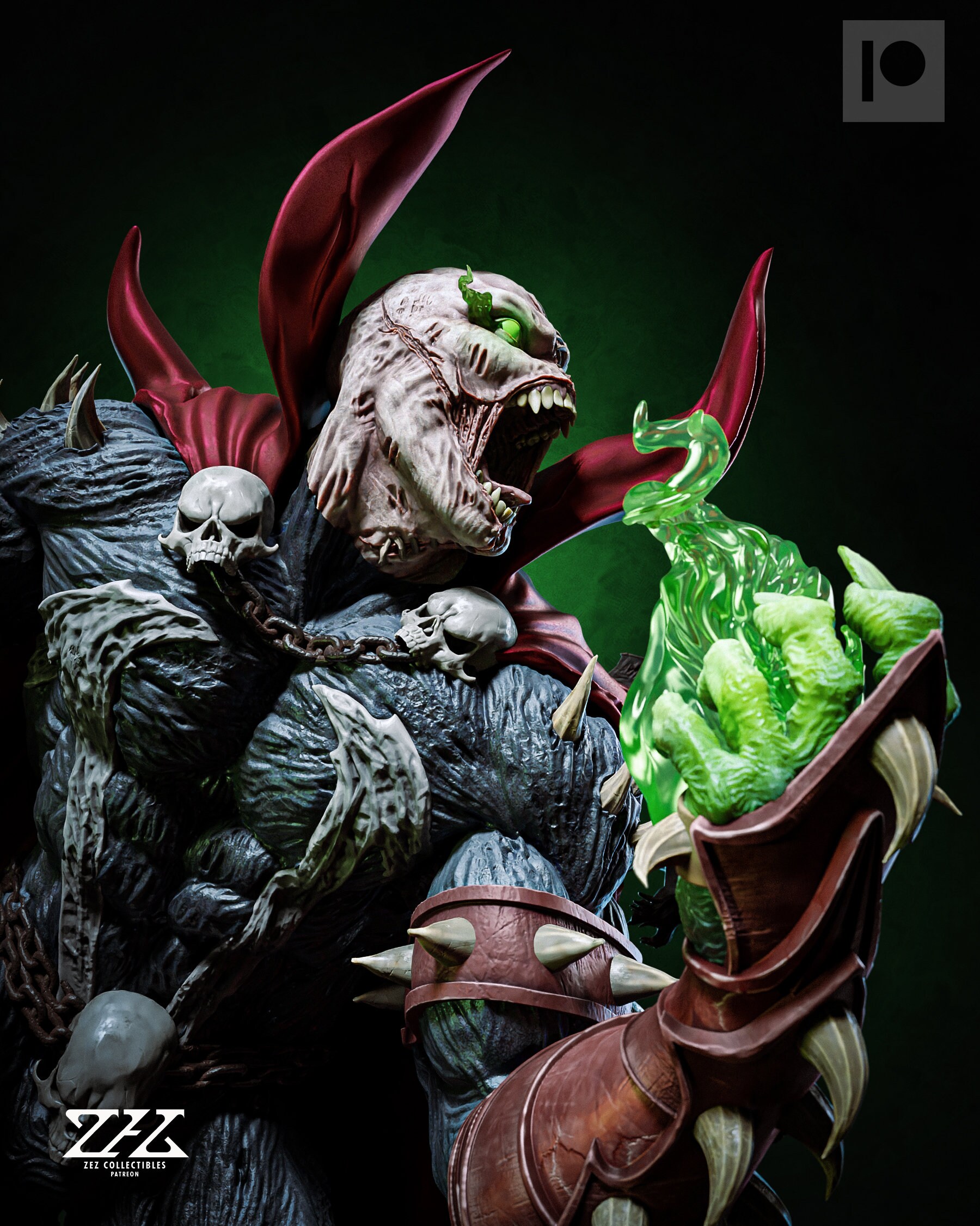 Fan Art SPAWN 3D Printed Model - Etsy
