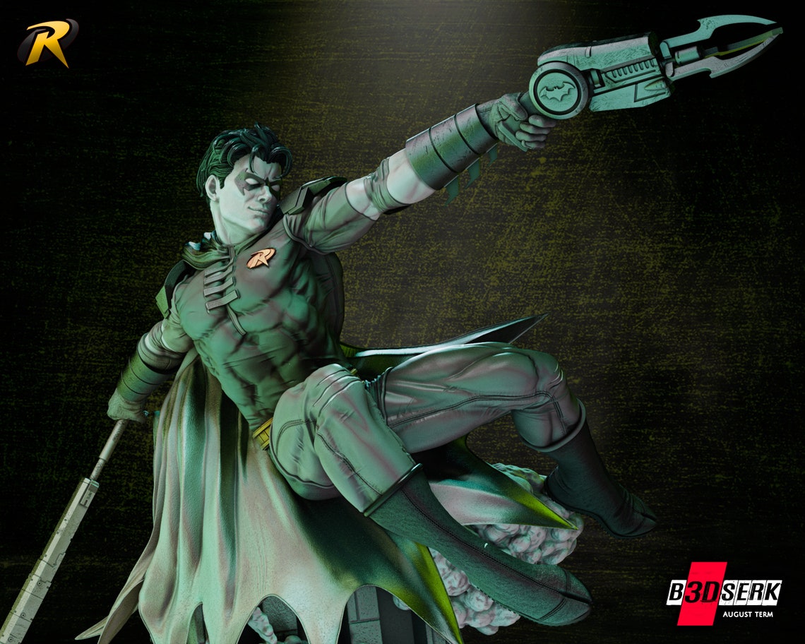 Fan Art Robin 3D Printed Model. - Etsy