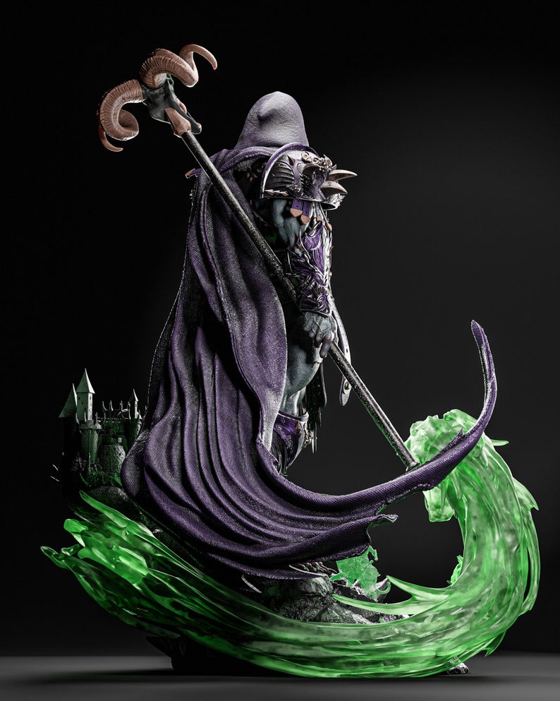 Fan Art Skeletor 3D Printed Model. - Etsy