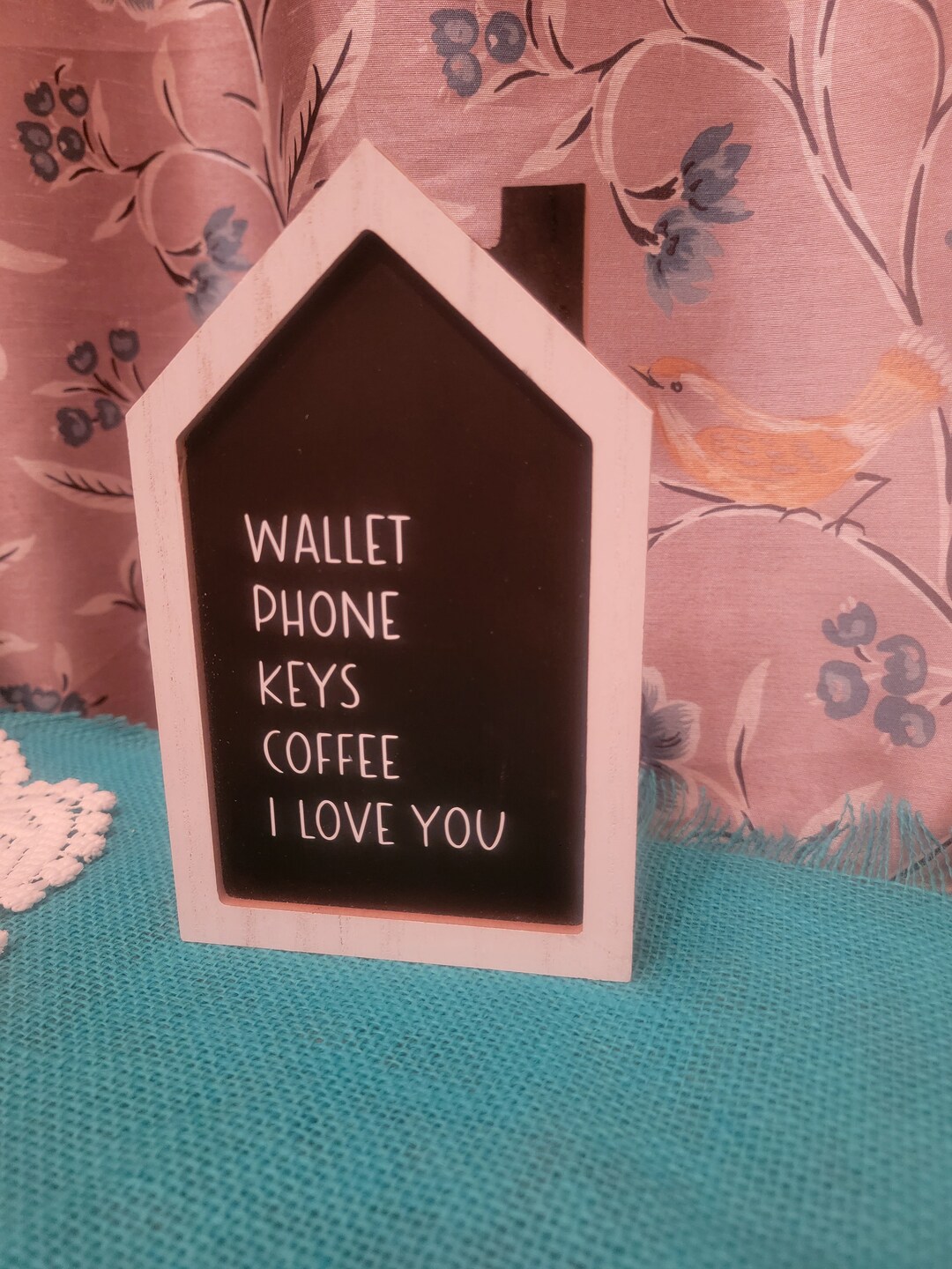 Reminder House Table Sign - Etsy