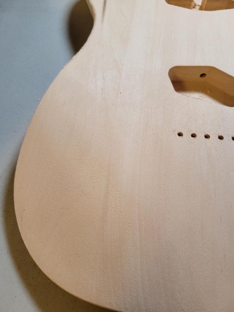 Telecaster Style Guitar Body: Vintage Contours, CNC Made - Etsy