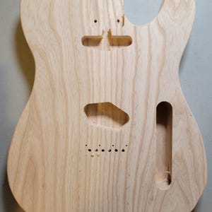 Telecaster Style Guitar Body: Vintage Contours, CNC Made - Etsy