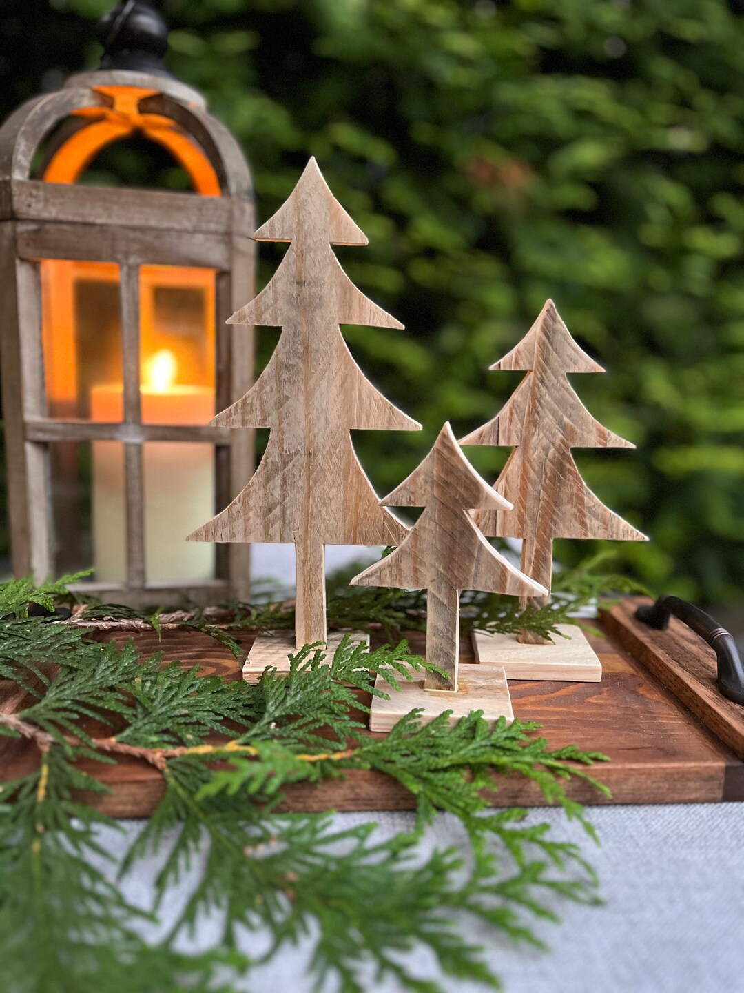 Woodland Nursery Decor, Table Top Decor, Wooden Tree Decor, Whimsical ...