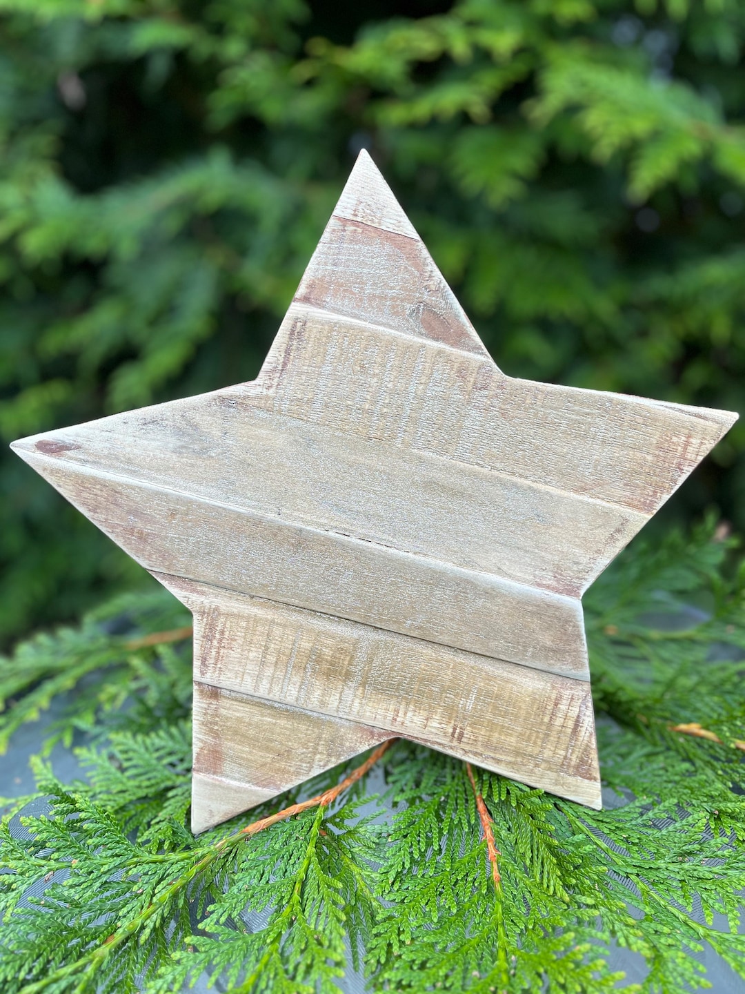 Rustic Wooden Decorative Star, Natral Wood Stars, Vinatge Decor ...