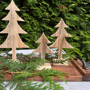 Woodland Nursery Decor, Table Top Decor, Wooden Tree Decor, Whimsical ...