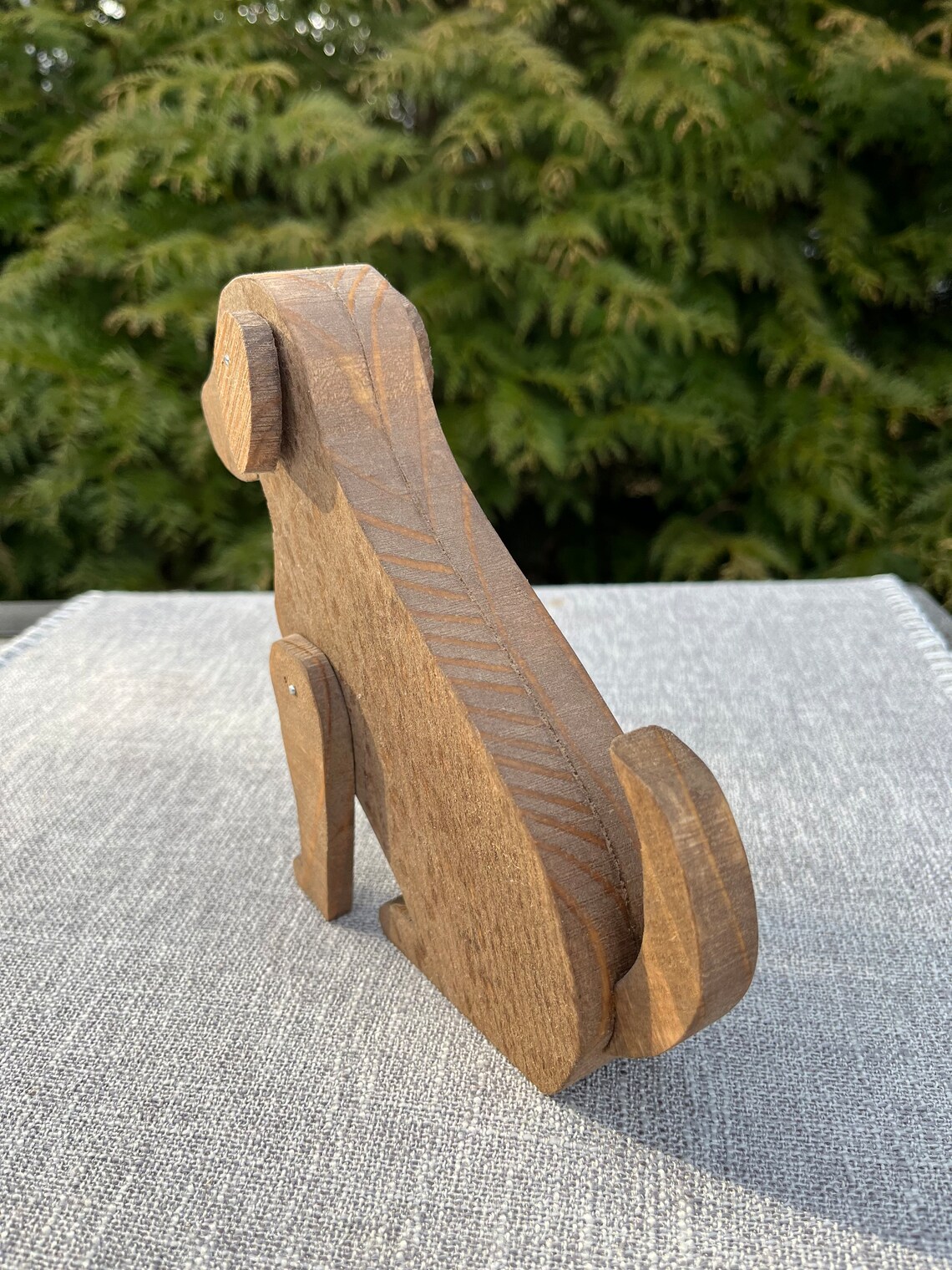 Rustic Reclaimed Wooden 3D Dog, Reclaimed Wood Dog, Tabletop Puppy ...