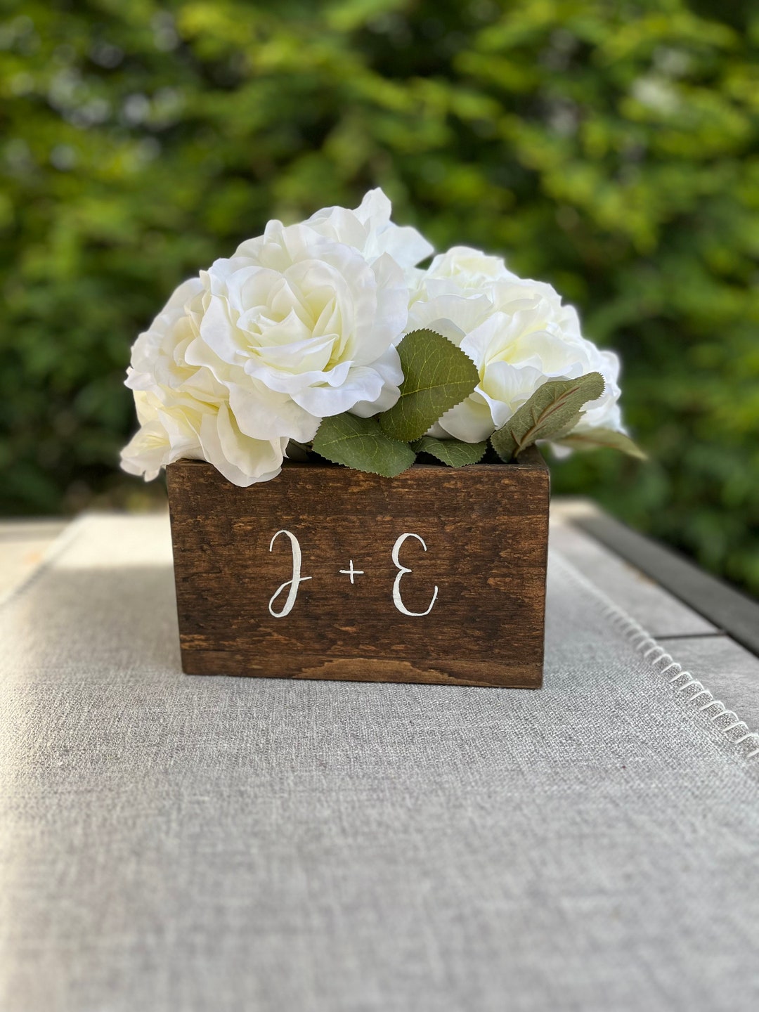 Rustic Wooden Farmhouse Planter Wedding Box Rustic Decor Centerpiece - Etsy