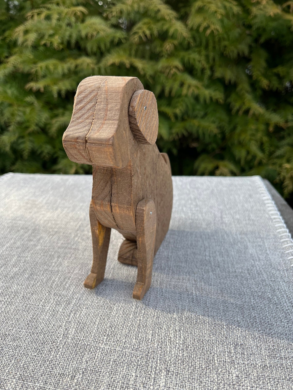 Rustic Reclaimed Wooden 3D Dog, Reclaimed Wood Dog, Tabletop Puppy ...