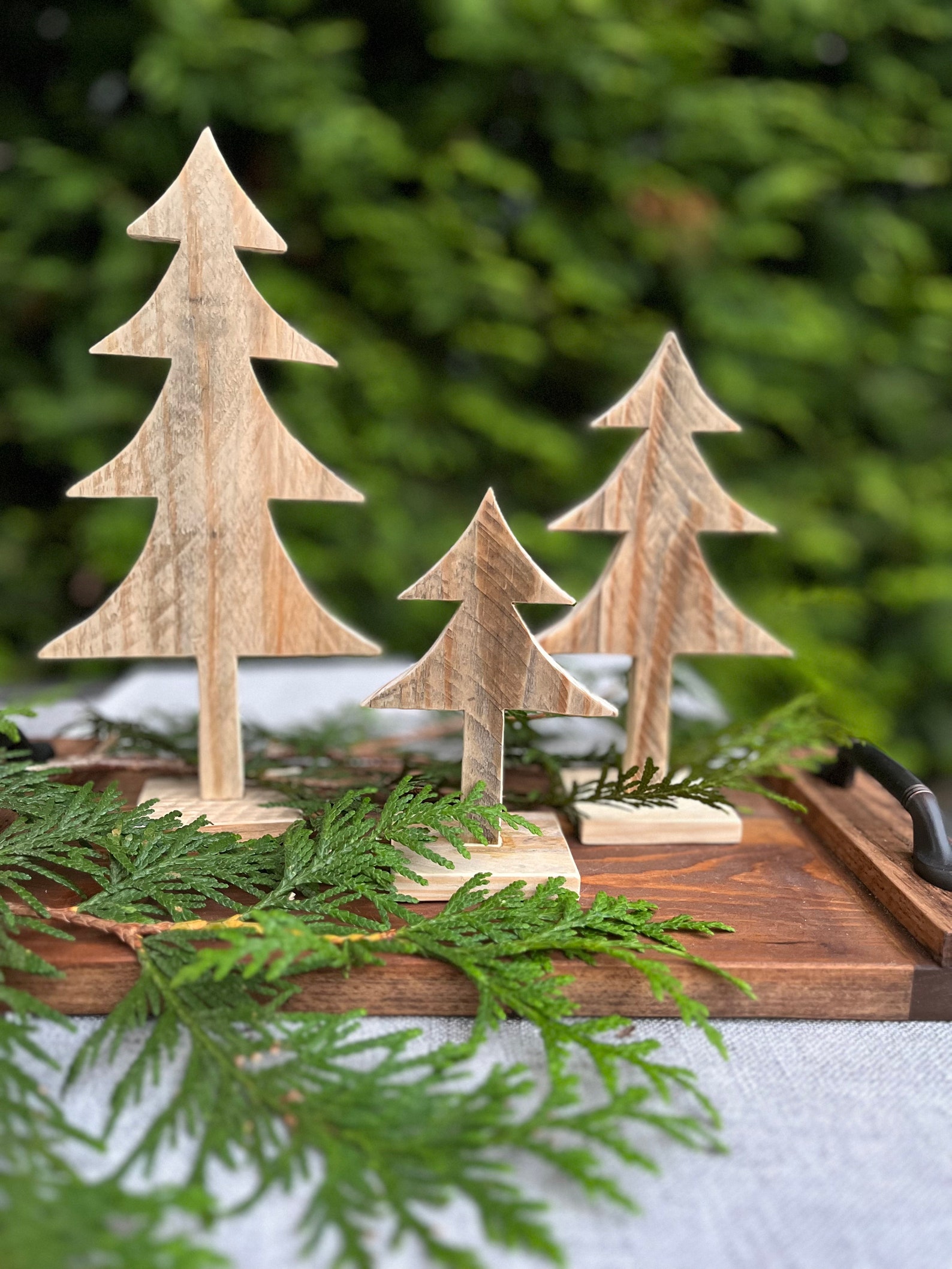 Woodland Nursery Decor, Table Top Decor, Wooden Tree Decor, Whimsical ...