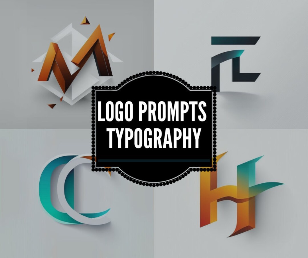 Logo Prompt Style Typography, Logo Prompts Elegant and Minimalist ...
