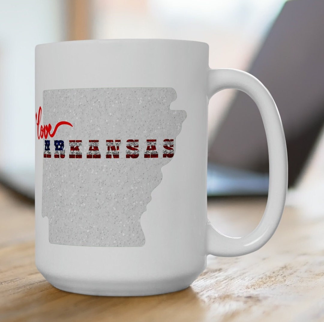 LOVE ARKANSAS Ceramic Mug 15oz - Etsy