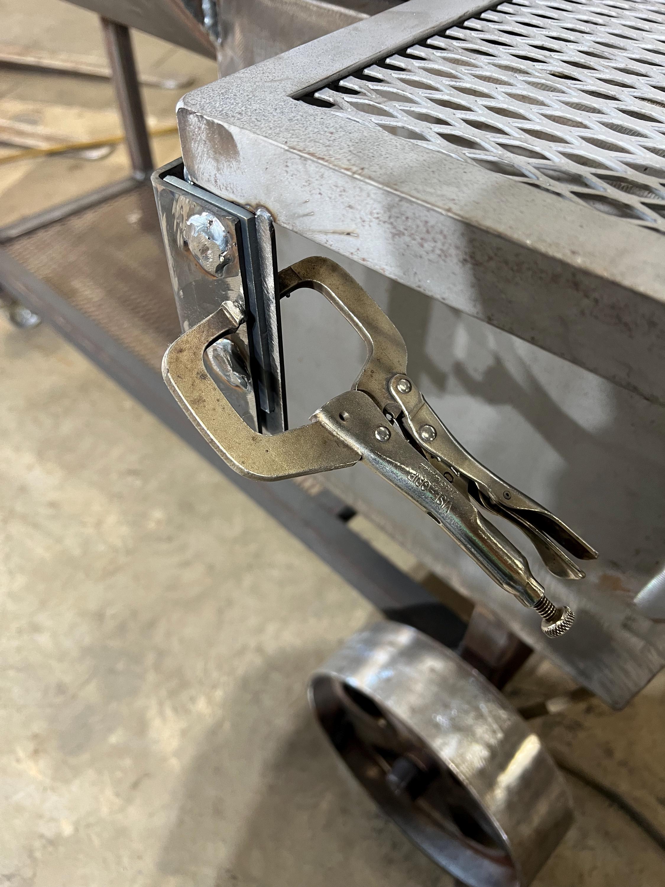 Weld-on Folding Shelf Hinge Set: Heavy-duty Metal With Spacers - Etsy