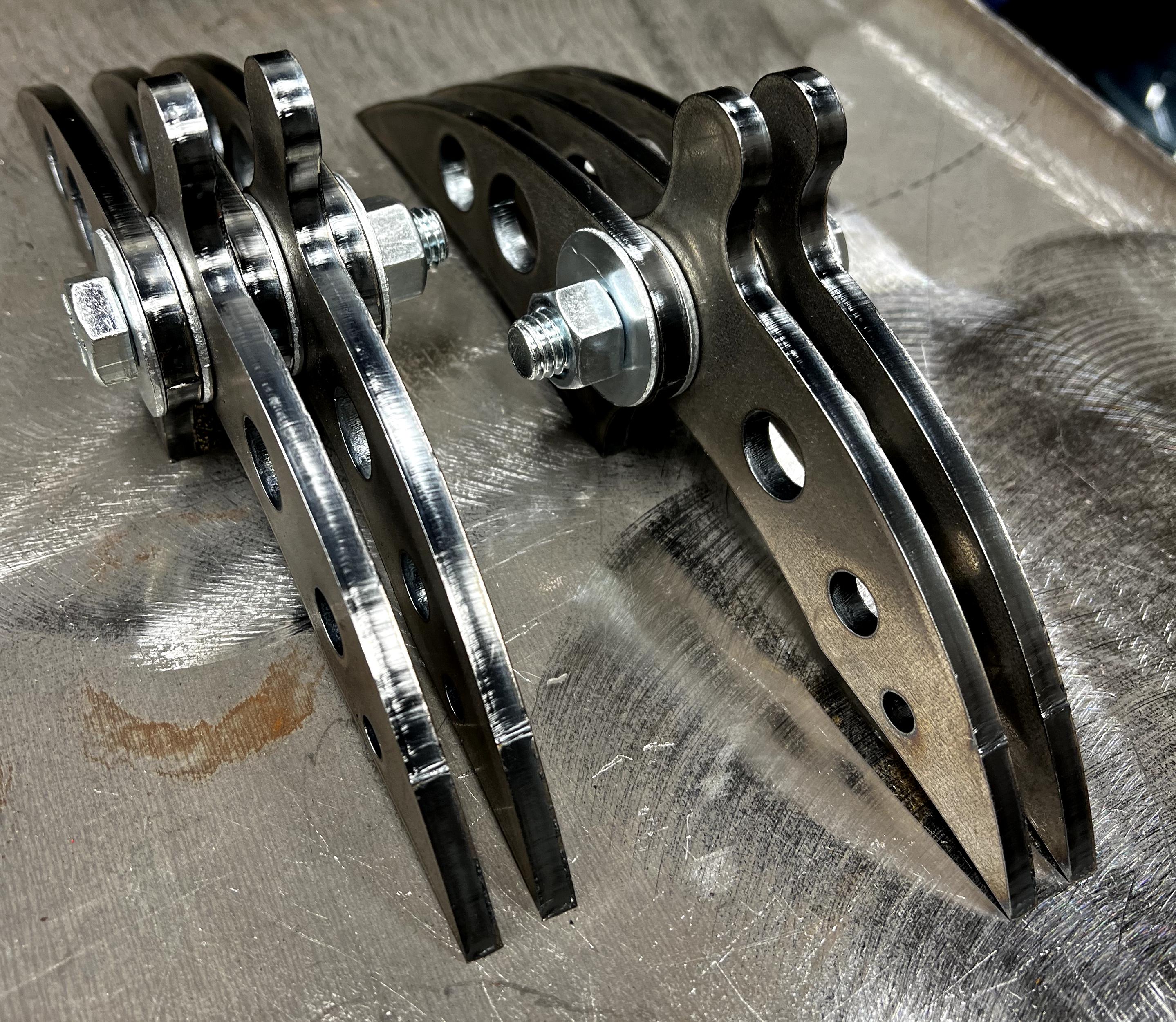 500/250 Gallon Propane Tank Bear Claw Hinges With Built in Stops. Weld ...