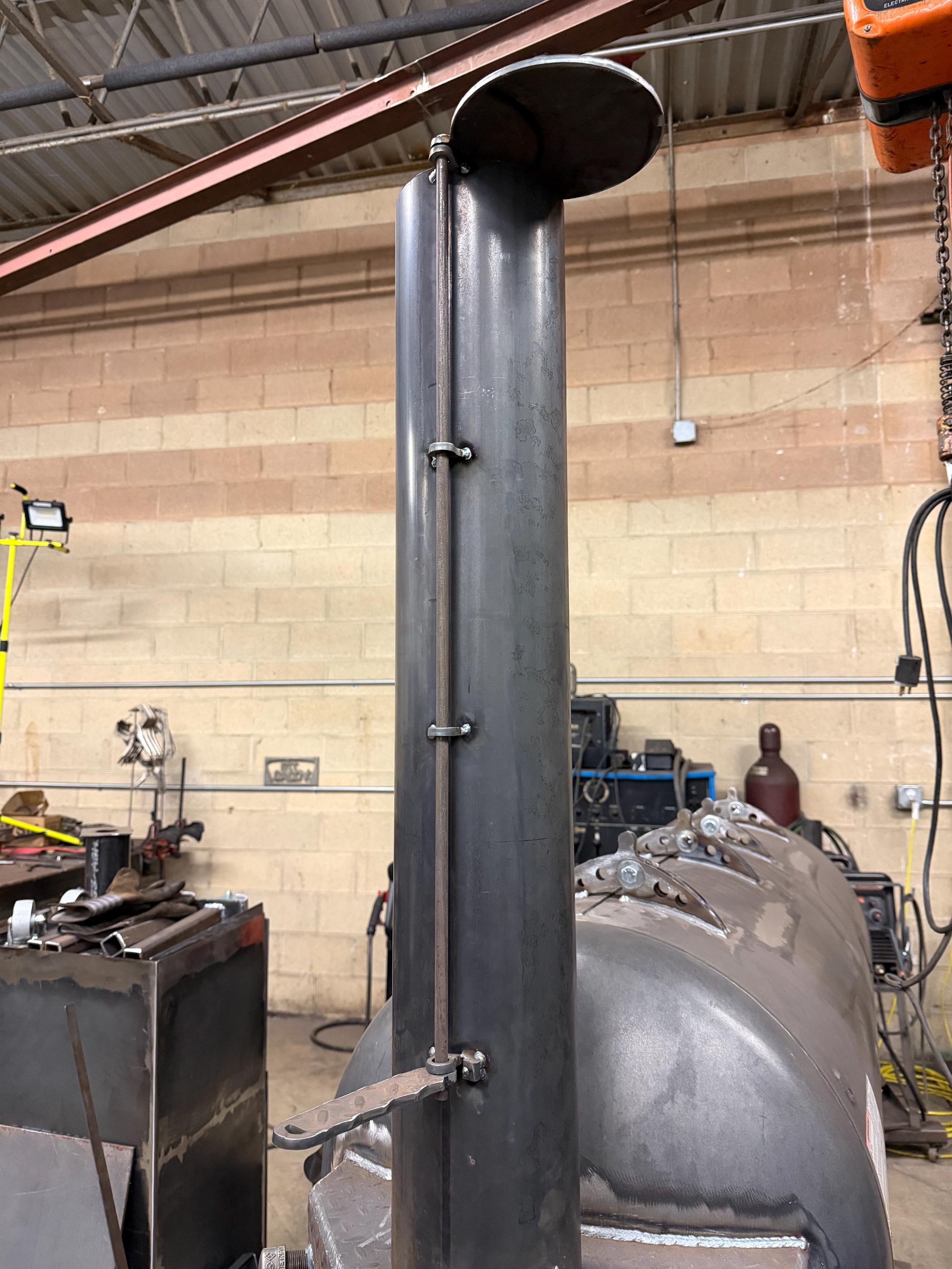 Smoke Stack Chimney Damper Kit Universal Weld on With Handle and 4 ...