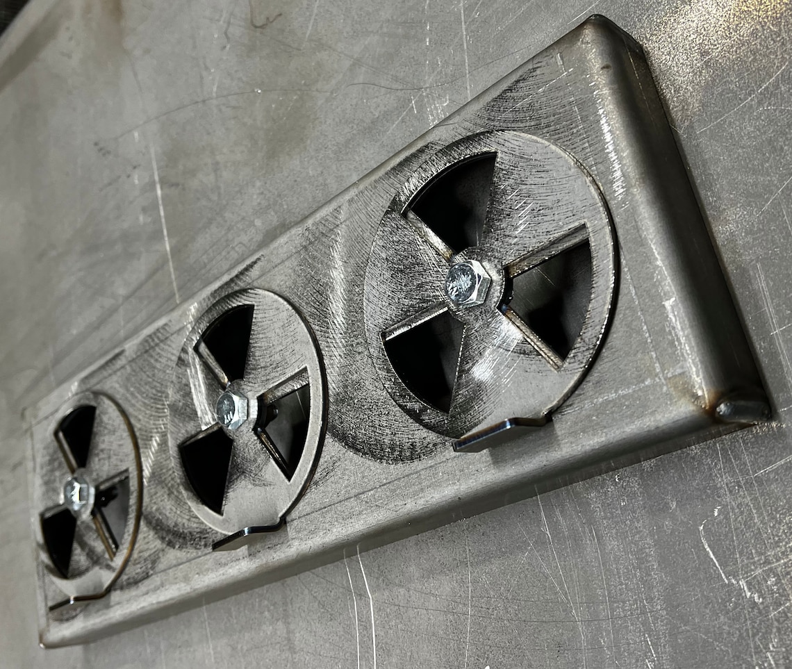 Weld on Universal Triple Damper Box Fat Daddy Smokers - Etsy