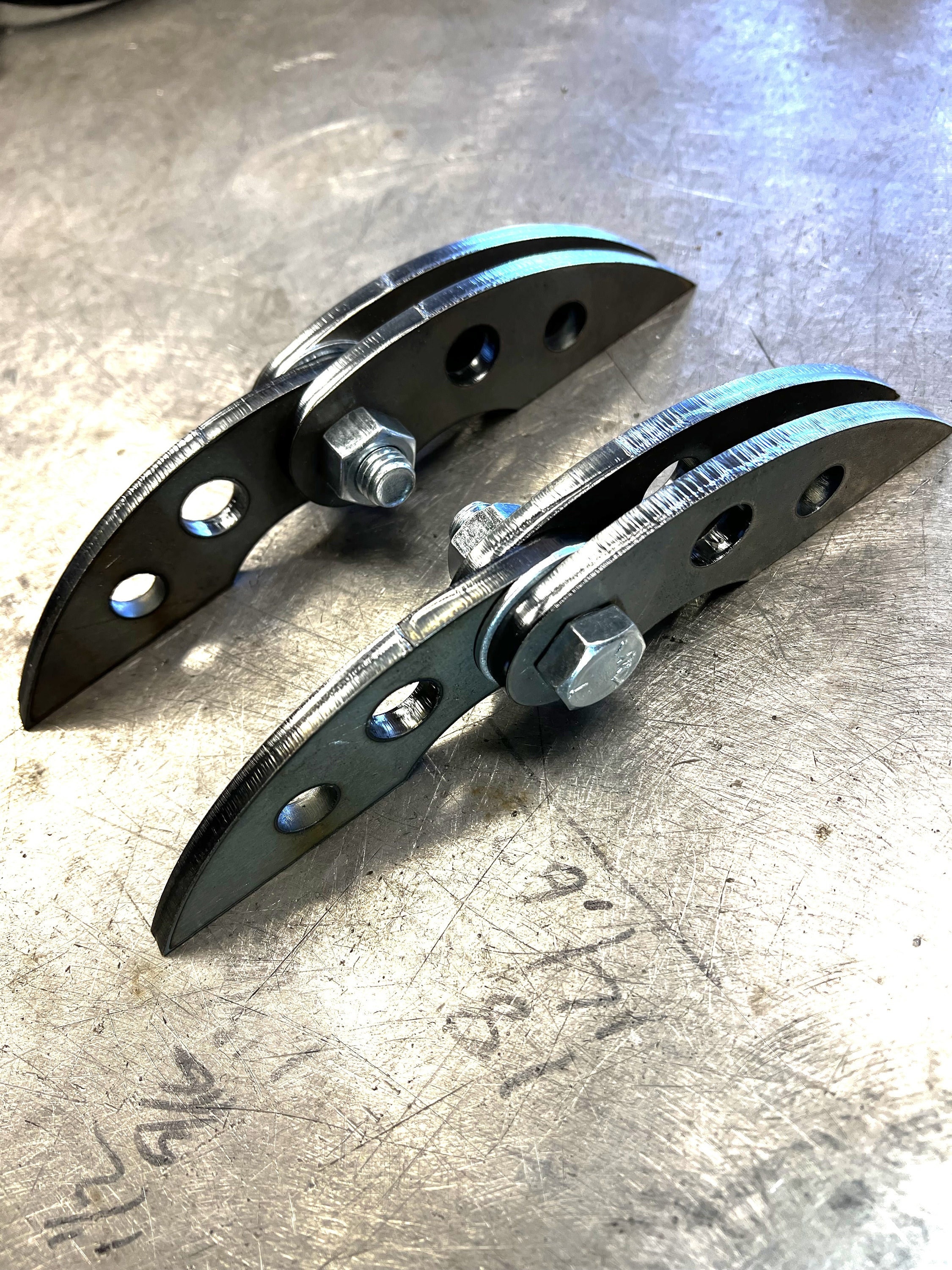 Weld-on Steel Hinges, Custom 1/4" Thick Steel (set) - Etsy