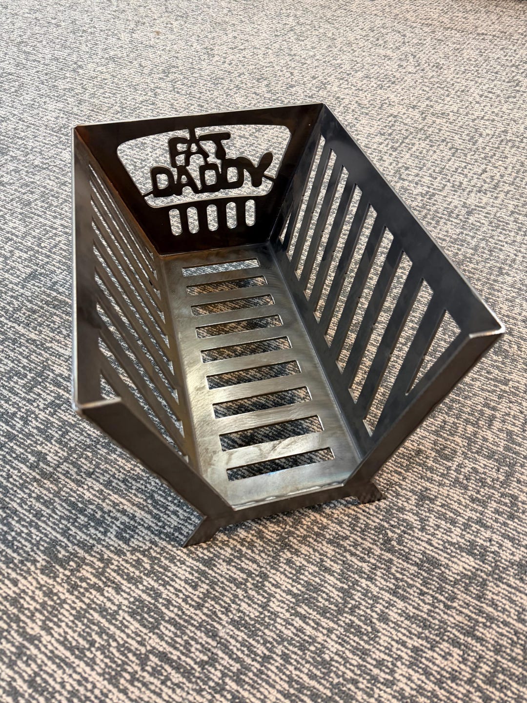 Charcoal Basket for Offset Smoker • Heavy‑duty Steel Fire Basket ...