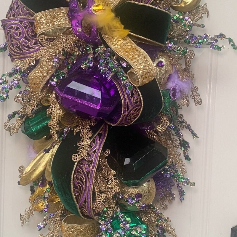 Jeweled Wreath - Etsy