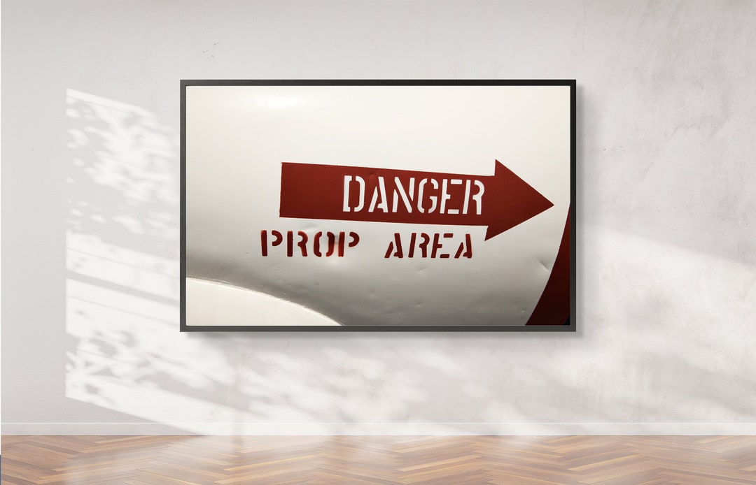 Vintage Prop Signage Photography, Gritty Painted Color Physical Print ...