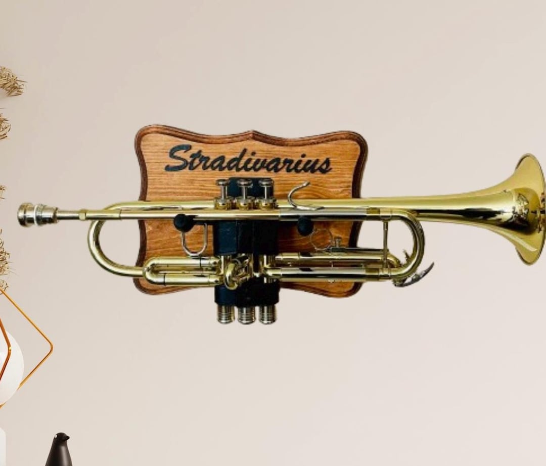 Stradivarius Horizontal Trumpet Wall Hanging Display Trumpet Stand - Etsy