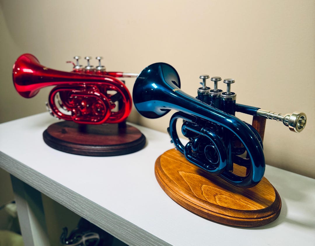 Horizontal Pocket Trumpet Display Stand - Etsy