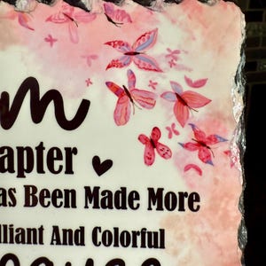 Personalized Mom Slate Plaque Mothers Day Gift Grandma Slate Picture - Etsy