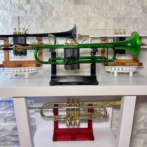 Horizontal Trumpet Display Stand Handmade Wooden - Etsy