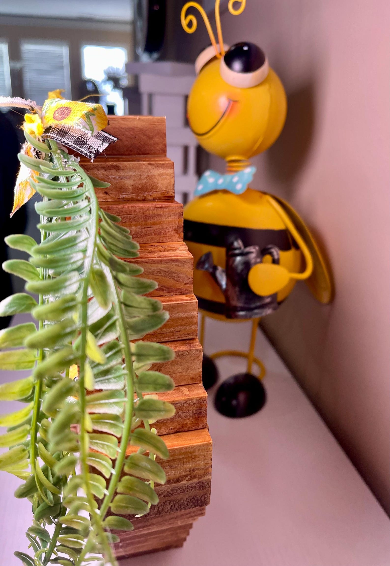 Handmade Beehive Wooden Decor Bee Lover Centerpiece Beehive Decoration ...