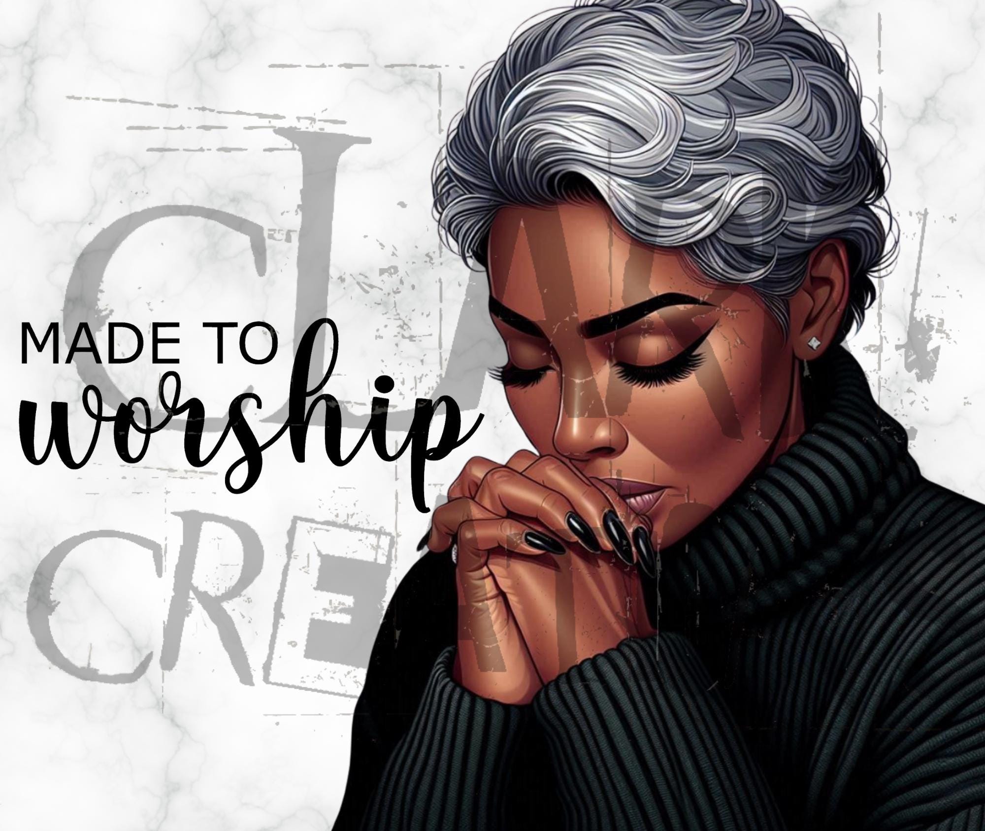 5 Praying PNG Digital Files 1 - Etsy