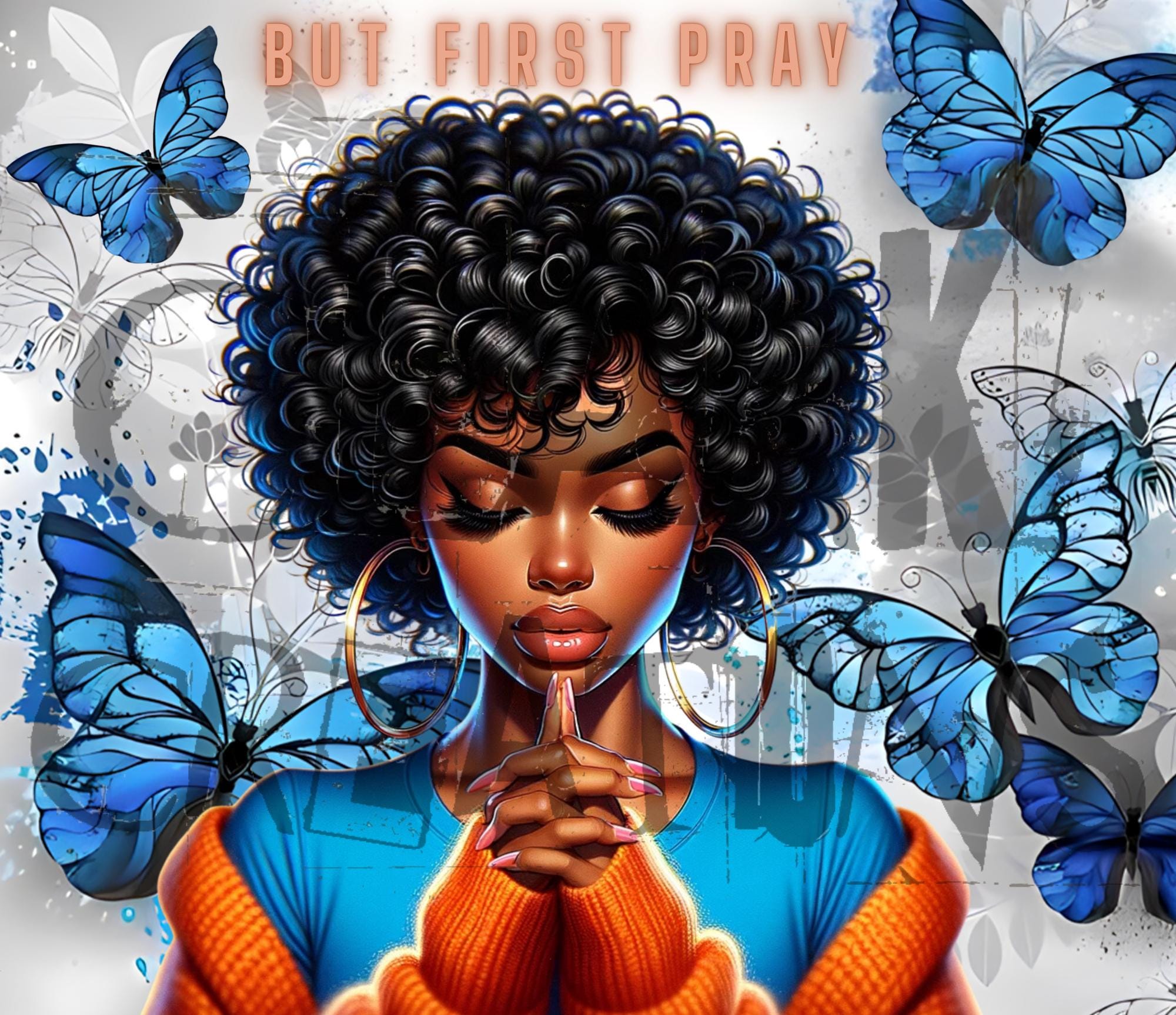 5 Praying PNG Digital Files 1 - Etsy