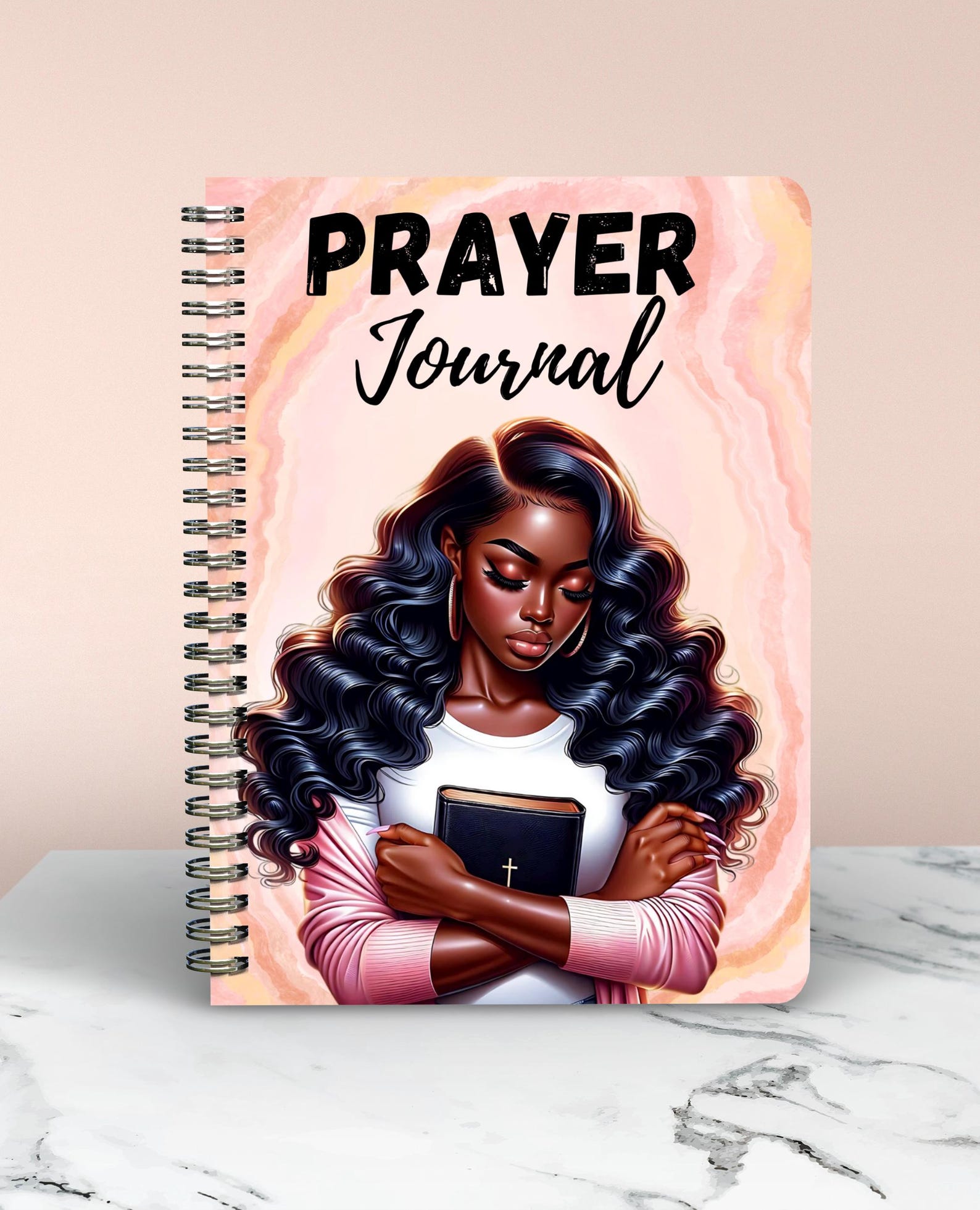 Prayer Journal Pink Journal Cover PNG File - Etsy