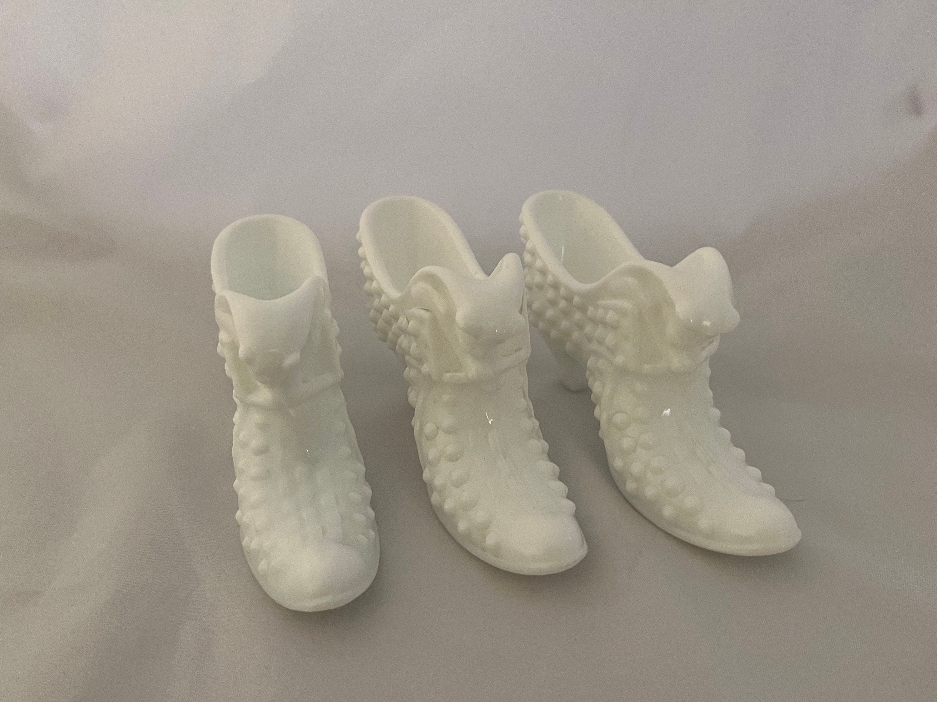 Vintage Fenton Glass Shoes free Shipping - Etsy